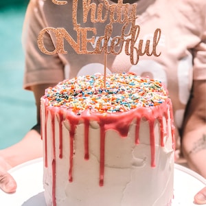 Thirty Onederful Cake Topper, Thirty Onederful Cake Topper, 31st ...