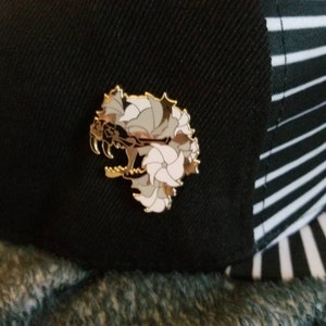 Datura Snake Black Edition enamel Pin - Etsy