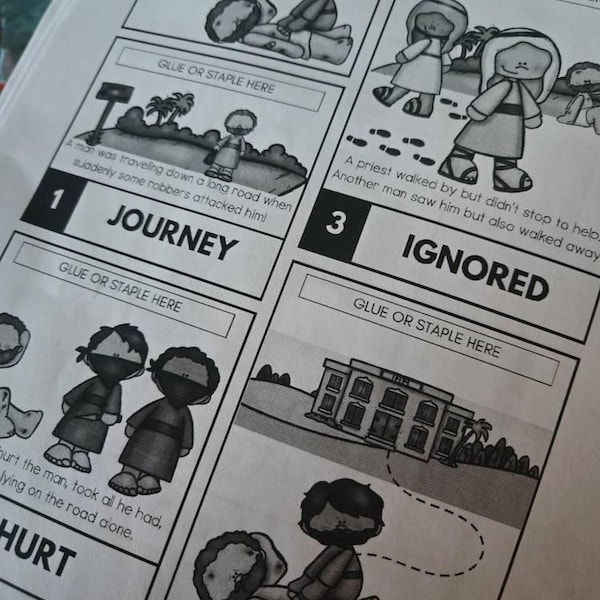 The Lord's Prayer Craft Printable Set for Kids, How to Pray Bible ...