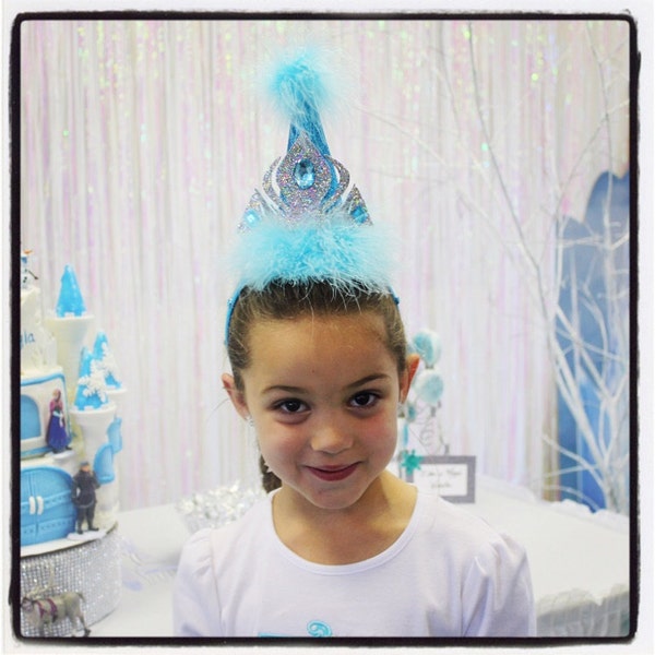 Frozen Inspired Elsa Party Hat, Birthday Hat - Etsy