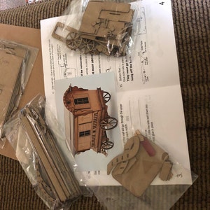 Gypsy Caravan Kit Build Your Own Vardo Wagon Mini Ships From USA - Etsy