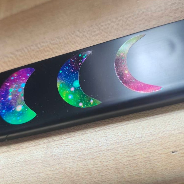 Mote It Be License Plate Frame Moon Phases Goddess Color Changing ...