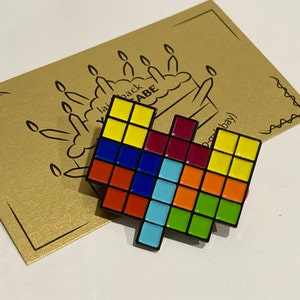 Jigsaw Puzzle Enamel Pin - Etsy