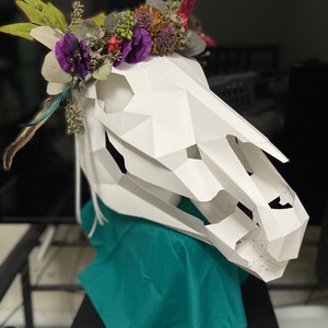 Jackal Mask Papercraft Mask Template | Etsy