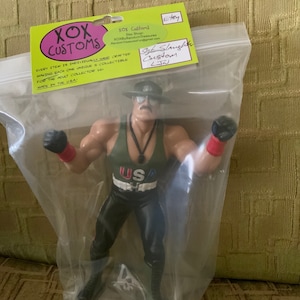 Ax of Demolition WWF LJN Inspired XOX Custom Rubber Type Full | Etsy
