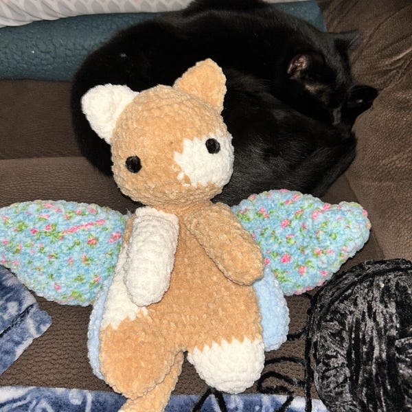 Chunky Moth Crochet PATTERN - Etsy