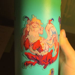 Red Dragon Falin Art Print 7.5x11 Dungeon Meshi Art - Etsy