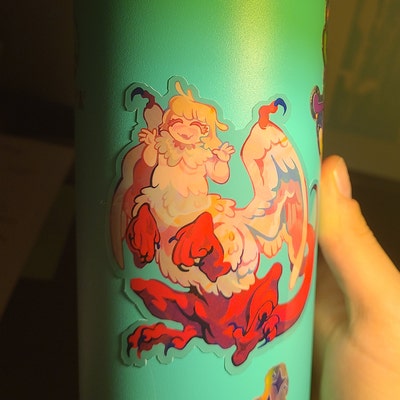 Red Dragon Falin Art Print 7.5x11 Dungeon Meshi Art - Etsy