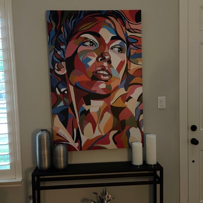 Wall Art Michelangelo's David, David Wall Art, Face of David Art ...