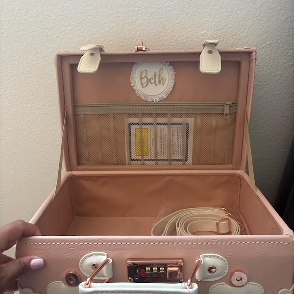 Personalized Baby Keepsake Box, Memory Case, Suitcase Memory Box ...