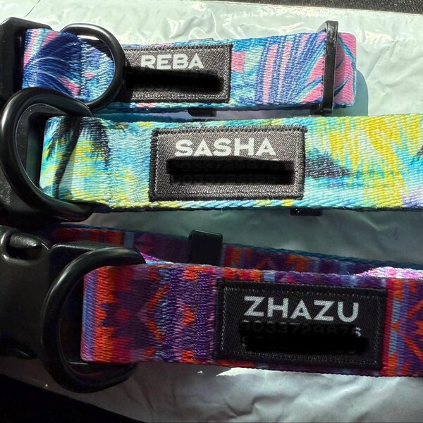 Treeline Dog Collar - Trees | Forest | Nature | Outdoors - Etsy