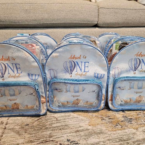 Personalized Kids Goodie Bag - Customized Birthday Back Pack - Custom ...