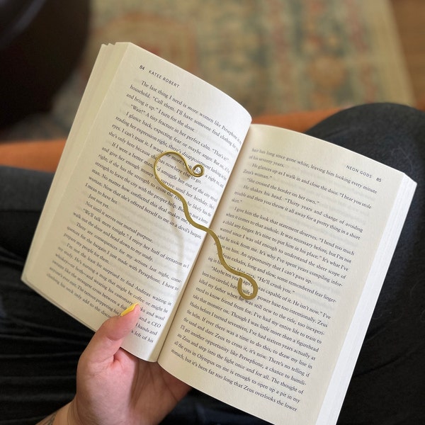 Handmade Brass Wiggle Bookmark 1pc - Etsy