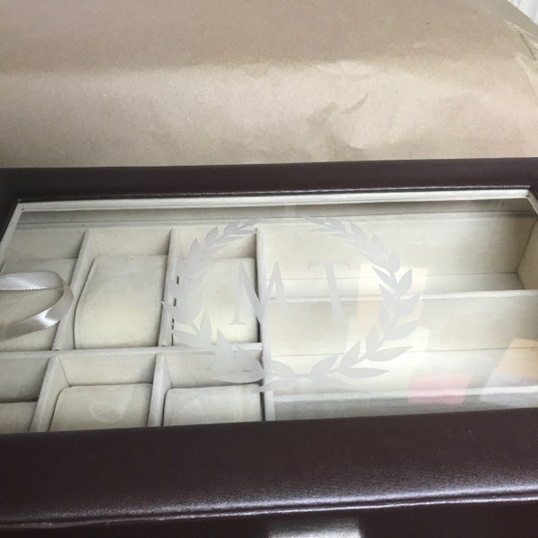 Watch and Sunglass Box - Personalized Eyeglasses Box - Custom ...