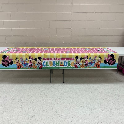 Mickey Mouse Clubhouse Personalized Custom Table Cover - Etsy