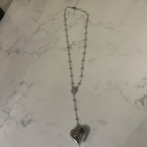 LDR Lana Style Stainless Steel Heart Necklace 3.0 Silver - Etsy