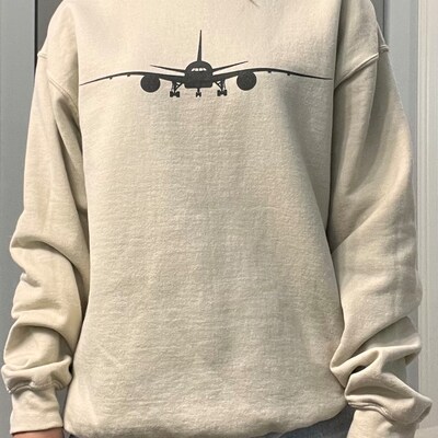 Happy Holidays Airplane Sweatshirt for Pilot Gift for Christmas Cute ...
