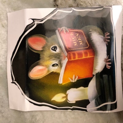 Cute Mouse Hole Wall Sticker Decal for Baseboard / Wall Mini - Etsy