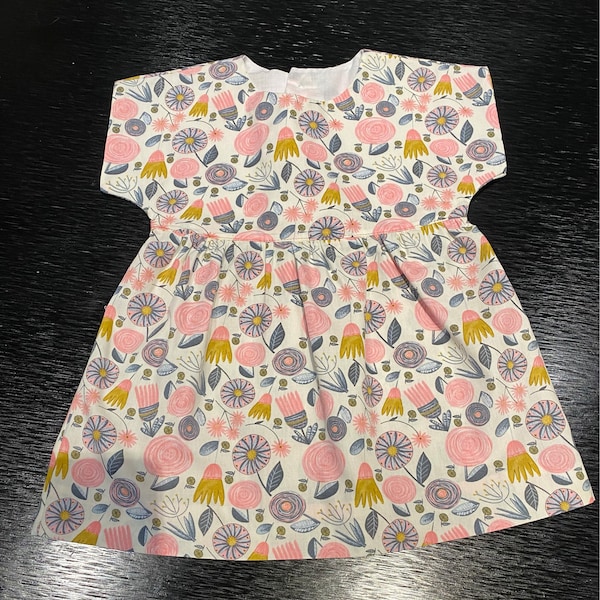 PDF Sewing Pattern for Tunic Dress Jacky. Summer Dress With Short ...