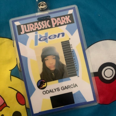Jurassic Park Ingen Character/custom Photo ID Badge - Etsy