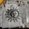 Metal Flower, Cast Iron Flower, Round Petals 4 Diameter Round 4 Inch ...