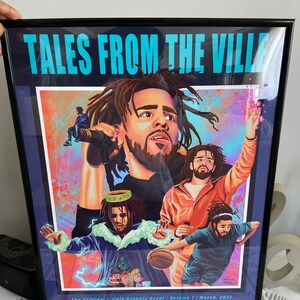 Isaiah Rashad Poster, the House is Burning Poster, Hip Hop Comic ...