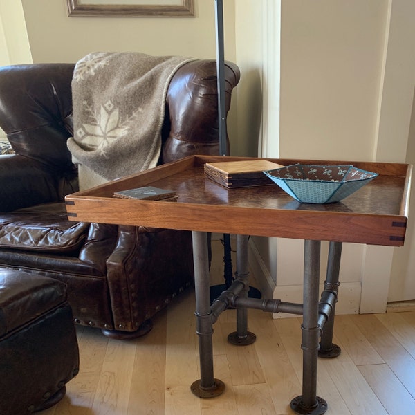 Industrial Pipe Side Table Legs Kit - 1 Inch Pipe - Etsy