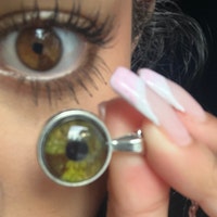 Eye Keychain Eye Keyring Birthday Gift Human Eye Key Chain Eye Pendant ...