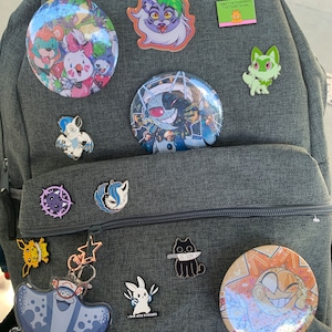 FNAF SB Large Holographic Badges - Etsy