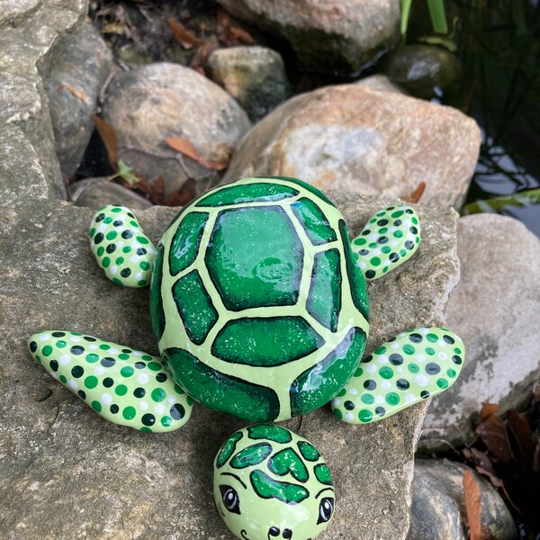 Teddy Bear Painted Rock - Etsy