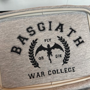 Fourth Wing Inspired Machine Embroidery Design File 5x7 Only PES DST ...