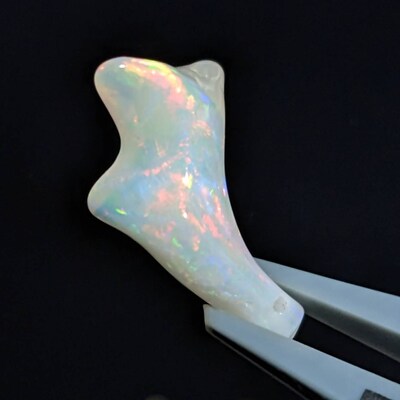 Ethiopian Smooth Welo Fire Polished Opal Rough Jewelry Making 22x6 MM ...