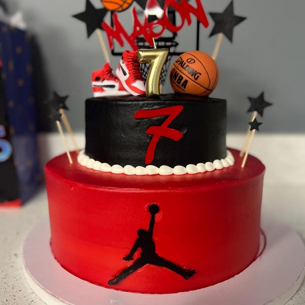 Basketball Themed Cake Topper Set (sent From UK) - Etsy