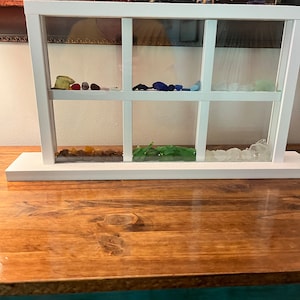 Wanderer Stand up Sea and Beach Glass Display Window - Etsy