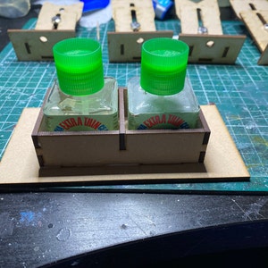 Wall Mounted Tube Type Paint Storage Rack 20/21ml Tubes or 37ml Tubes ...