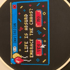 Slow Down Rest Loading... Cross Stitch Pattern Keeper PDF Printable ...