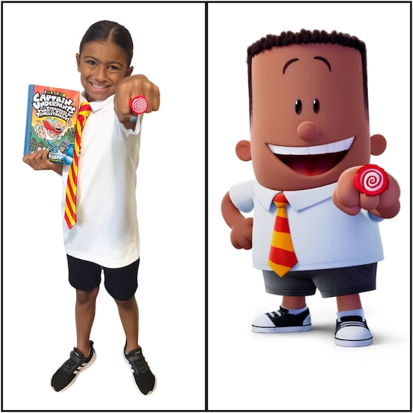 Captain Underpants Hypno Ring | 3D Printed Ring - Etsy