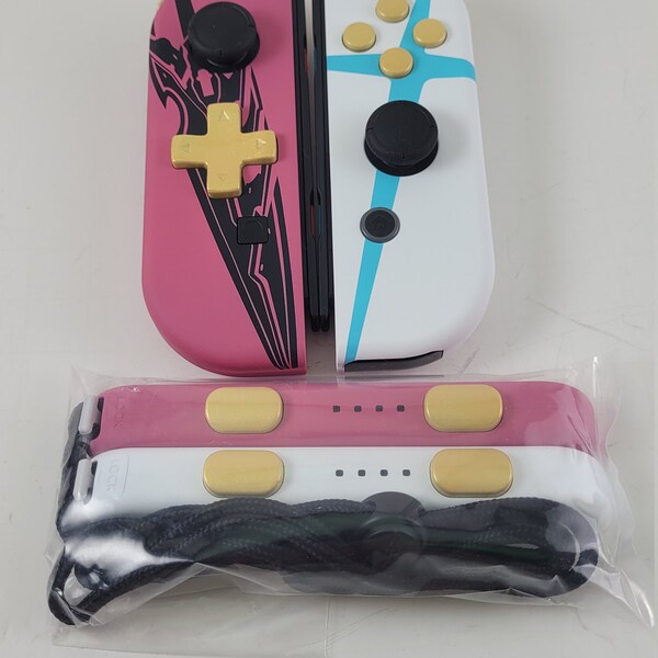 Custom Xenoblade Chronicles Mythra Pyra Themed Nintendo Switch Joy-con ...