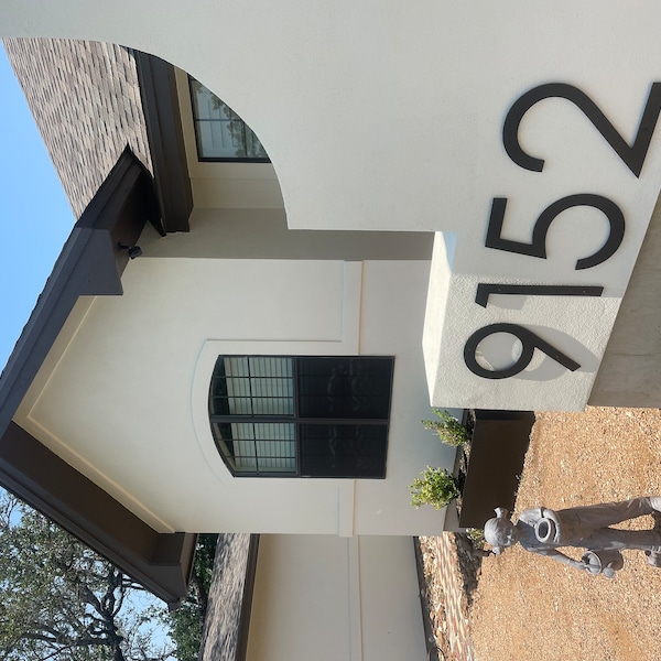 18 Inch Modern House Numbers Letters - Etsy