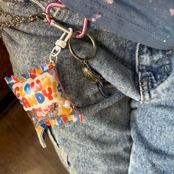 Clown Candy Keychain! - Etsy