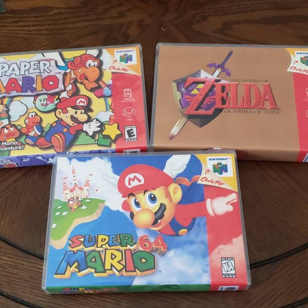 NINTENDO NES Custom Replacement Game Storage Case and Art, 100's of ...