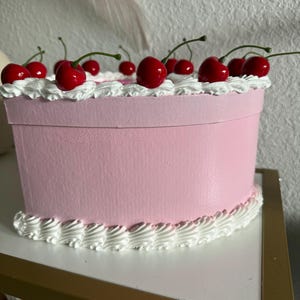 Pink Cake Tissue Box Cover - Etsy