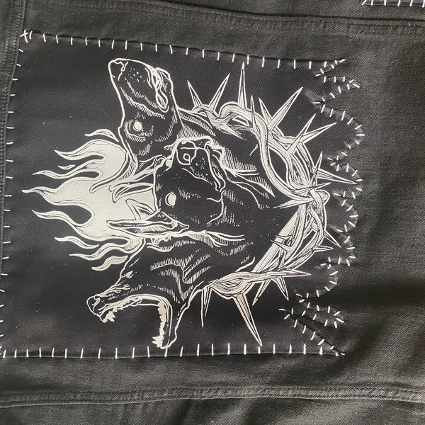 Cerberus Backpatch - Etsy