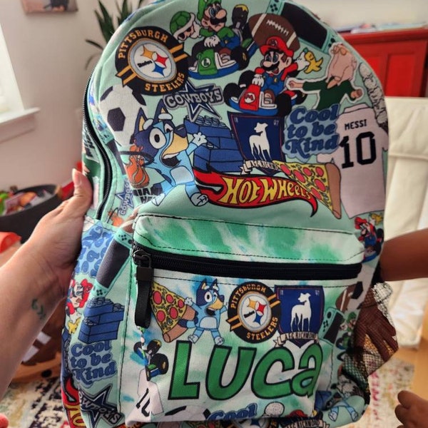 Camp Backpack All Summer Camps Add Your Favorites Custom Personalized ...