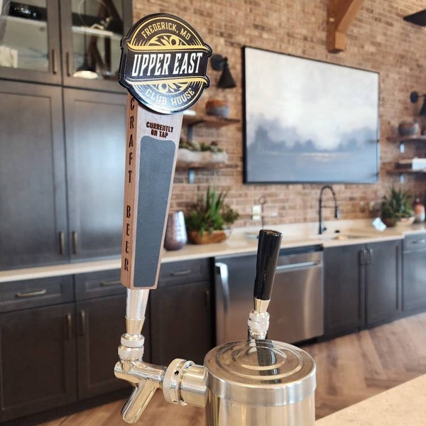 Custom Beer Tap Handle-banner Edition - Personalized Kegerator Tap ...