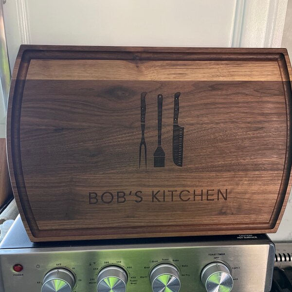 Personalized Wood Cutting Board: Engraved Kitchen Gift for Chef - Etsy