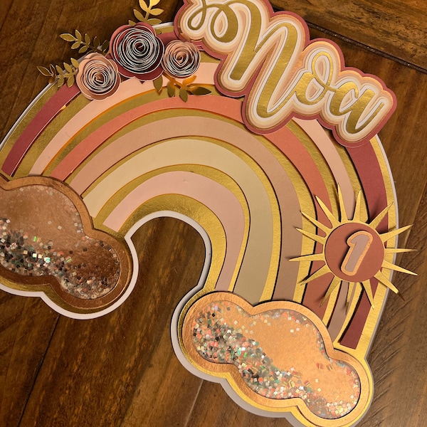 Boho Shaker Cake Topper Svg, Studio and Pdf. Great for Cricut ...