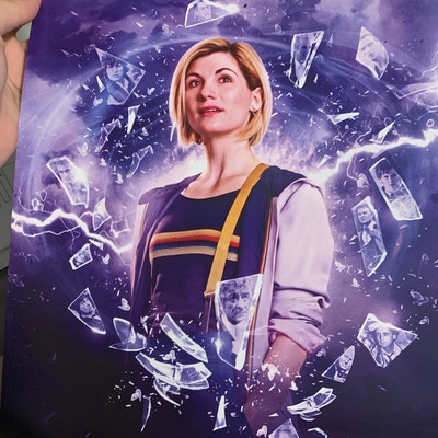 Doctor Who 10th and 11th Doctors Poster - Etsy