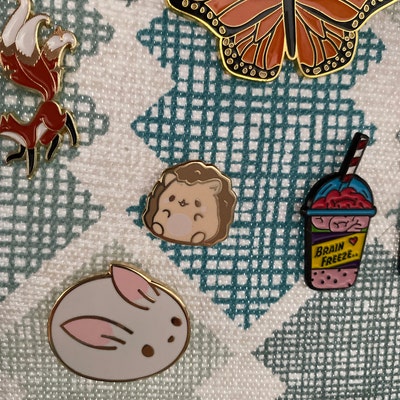 Bunny 0.65 Tiny Pals Mini Enamel Pins Cute Animal - Etsy