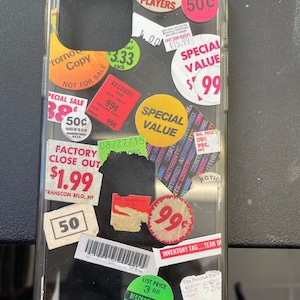 Grunge Aesthetic Stickers Case for iPhone 15 Pro 14 Plus 13 12 Mini X ...